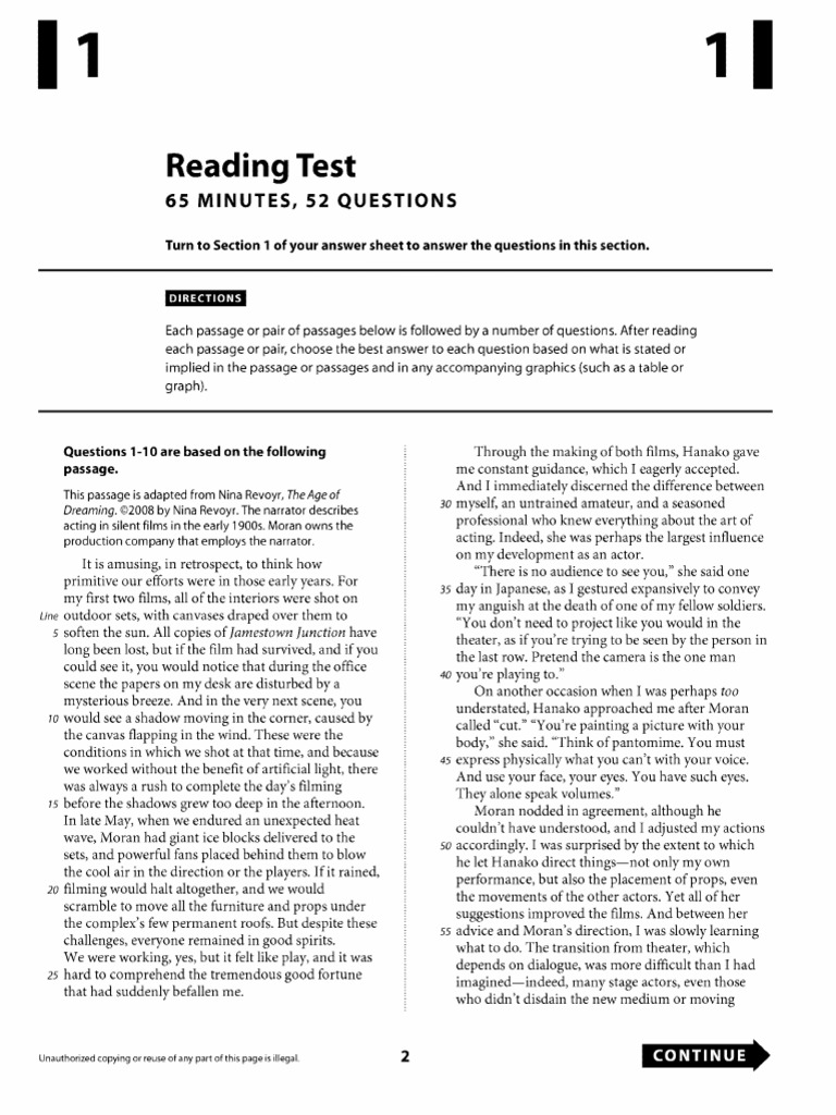 US Full Test + Answers | PDF