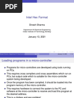 Intel HEX Format Guide for Developers | PDF | Microcontroller | Computing