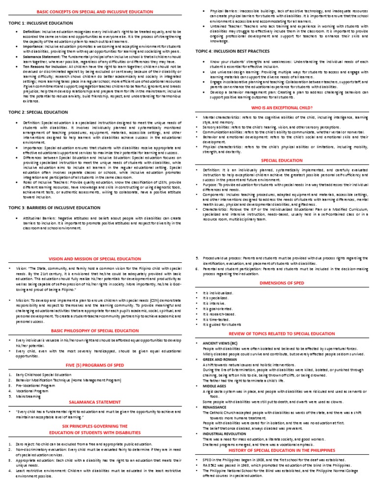 Enhancing Inclusion through Understanding: A Comprehensive Overview of ...