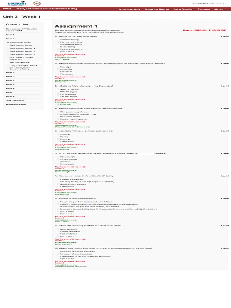 Noc20 mm07 Assigment 2 | PDF