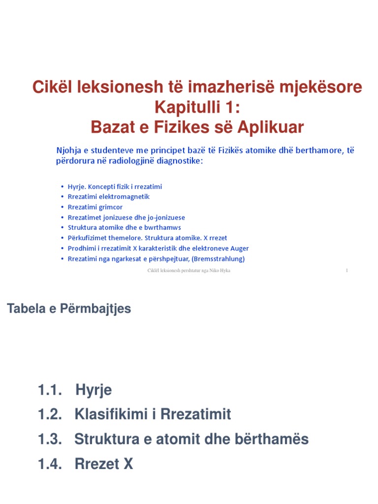Bazat e Fizikes Se Aplikuar | PDF