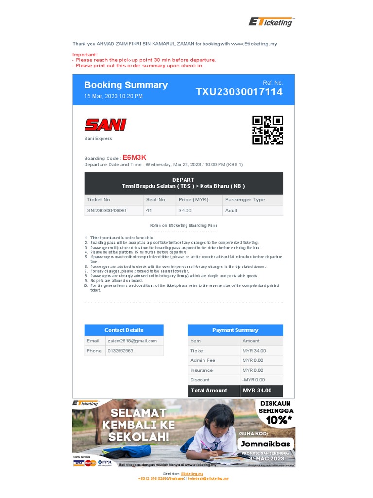 Boarding TXU23030017114 | PDF | Service Industries | Payments