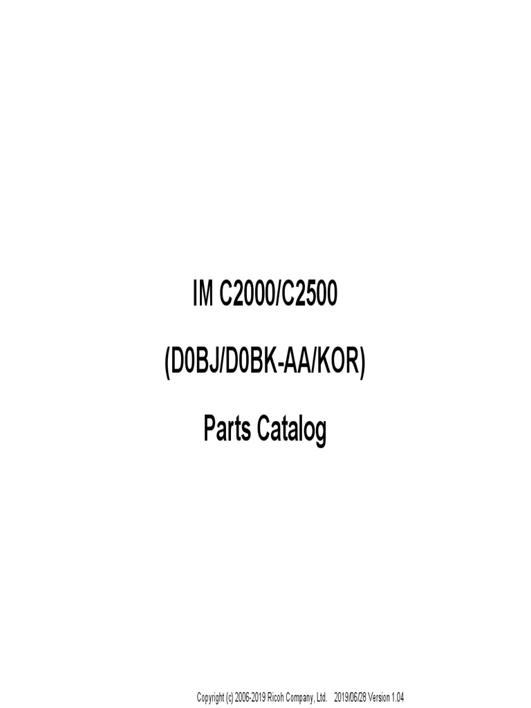 Ricoh Imc2000 | PDF | Equipment | Manufactured Goods