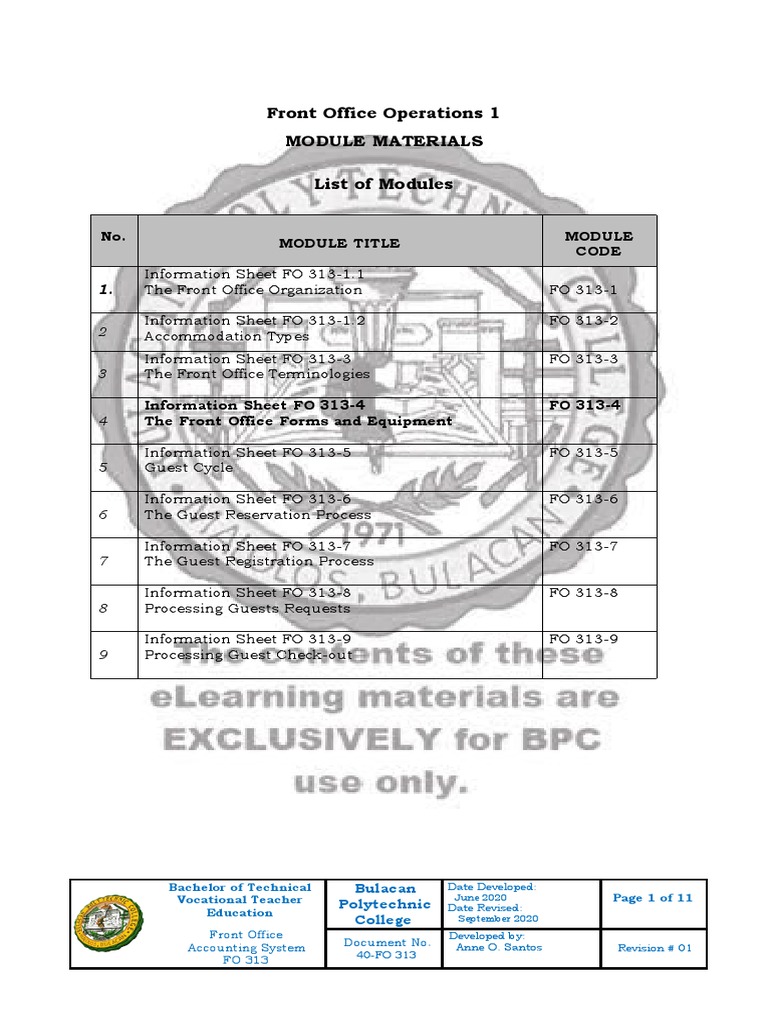Fo 313 Info Sheet 313-4 PDF | PDF | Credit Card | Fax