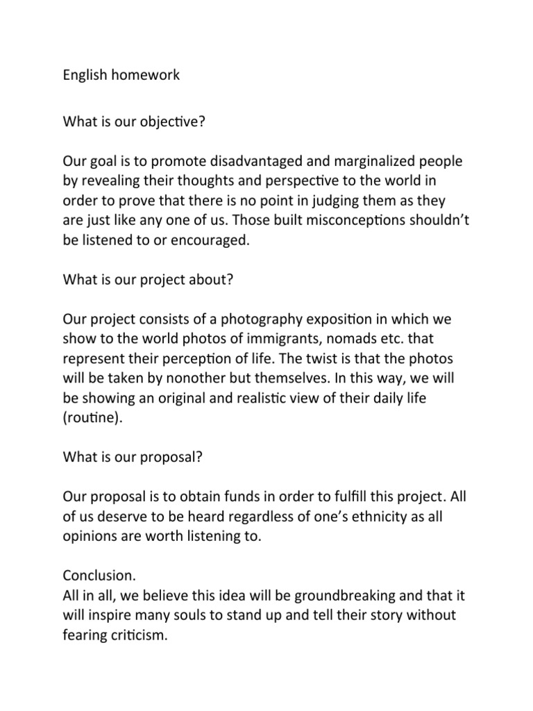 Diana English Homework | PDF