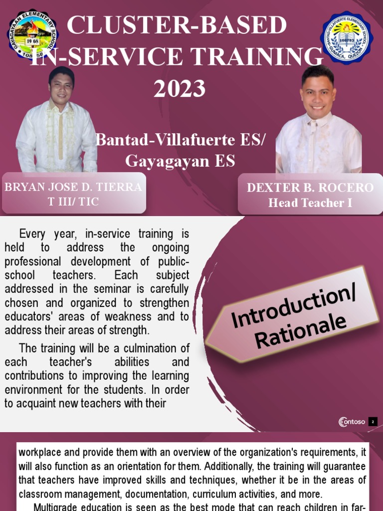 Presentation Inset 2023 SIR DEX | PDF | Teachers | Educational Technology