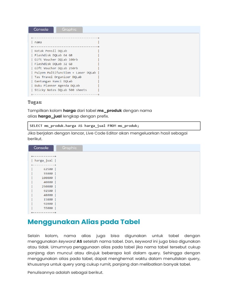 DQLab - MySQL - Fundamental 1 - Fundamental SQL Using SELECT Statement ...