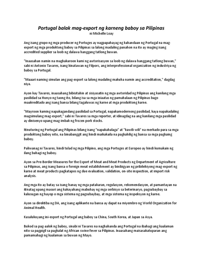 News Michelle Filipino | PDF