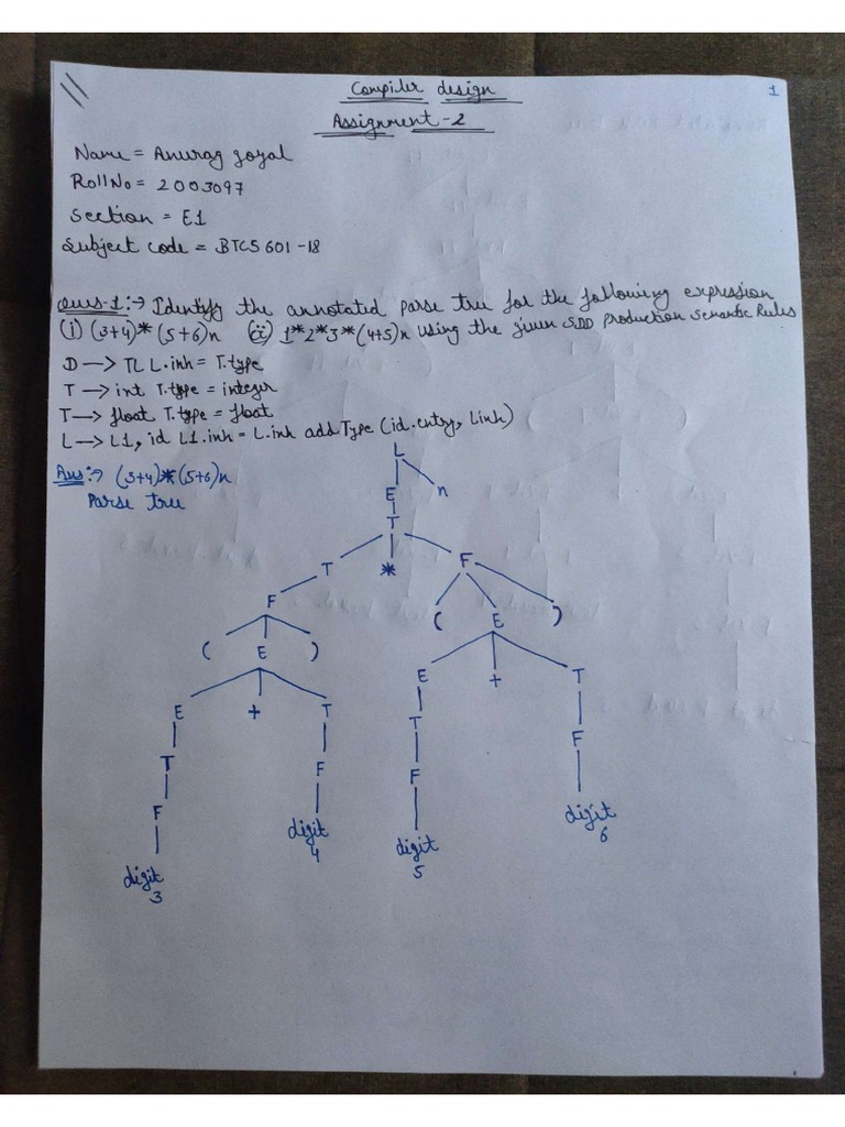 CD Assignment-2 | PDF