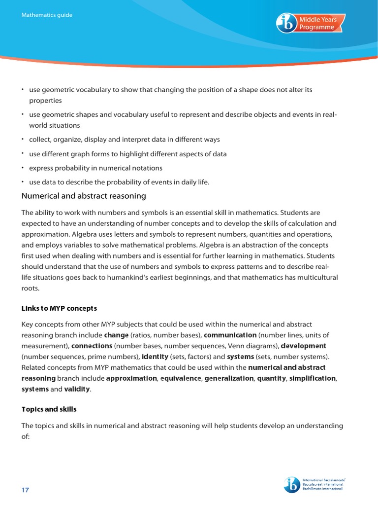 Numerical and Abstract Reasoning: Mathematics Guide | PDF | Statistics ...
