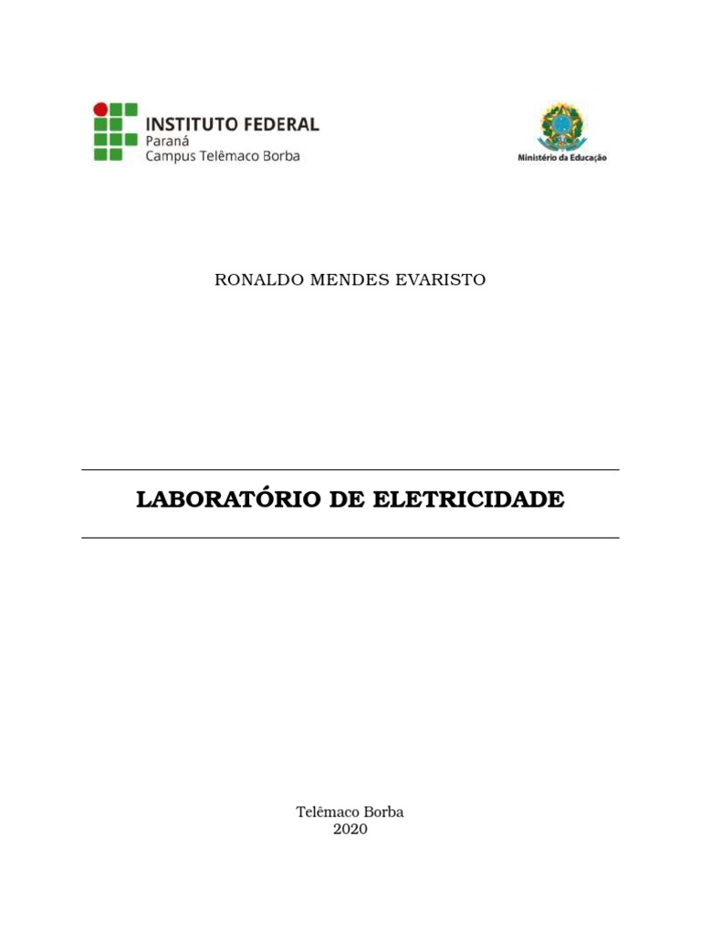 Laboratorio de Eletricidade | PDF | Corrente elétrica | Eletricidade