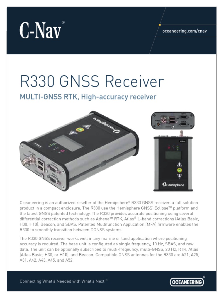 Eclipse R330 GNSS Receiver | PDF | Global Positioning System | Usb
