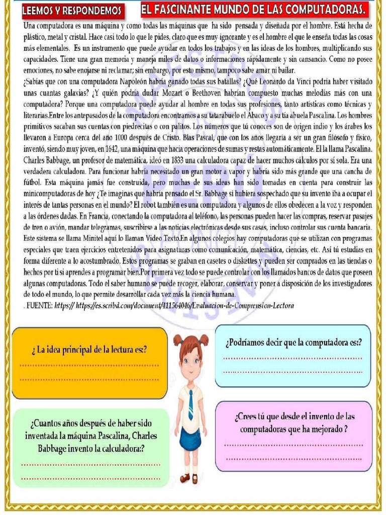 Evaluacion Diagnostica - 3ero y 4to Grado-Ept - Computacion - 00001 | PDF