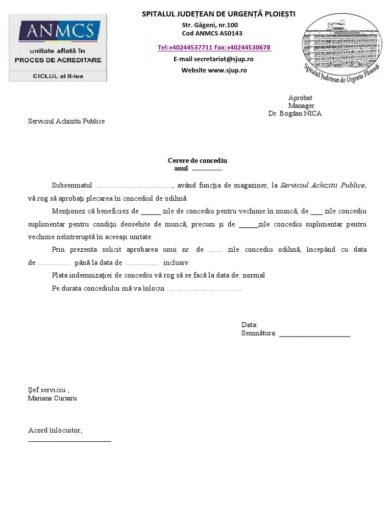 Cerere CO (Achizitii) | PDF