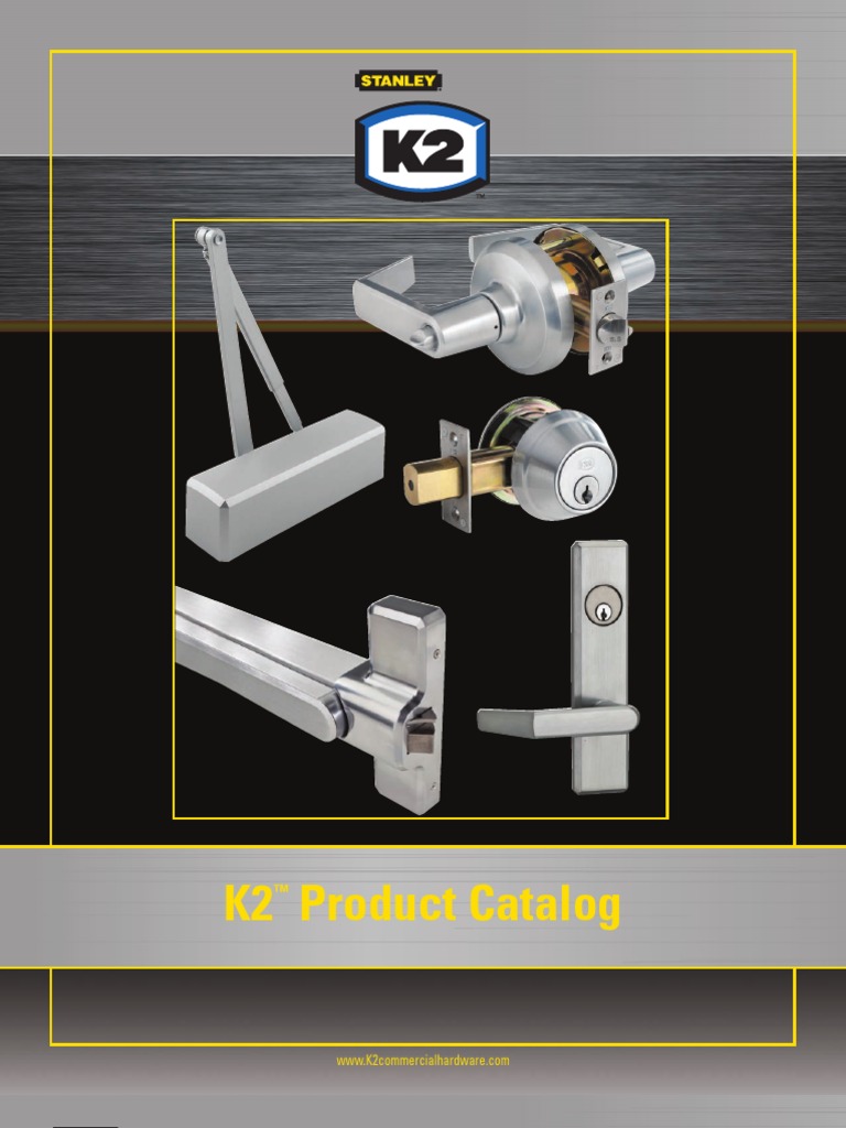 Stanley K2 Doorware | Download Free PDF | Lock (Security Device) | Door