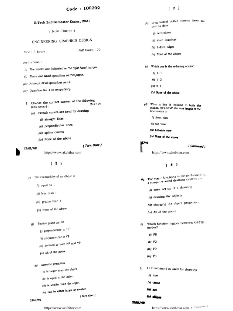EGD Previous Year Question | PDF