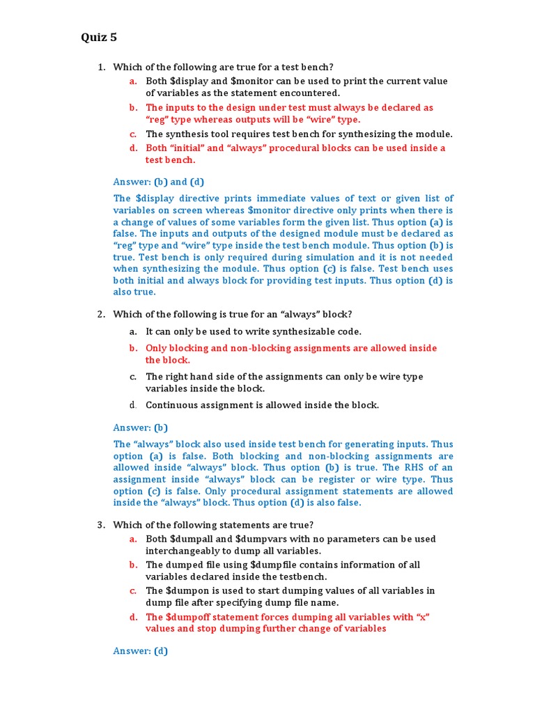 Solution Of Quiz 5 Pdf Variable Computer Science Parameter Computer Programming