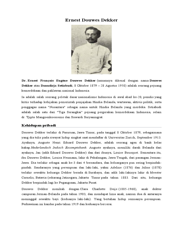 Ernest Douwes Dekker | PDF
