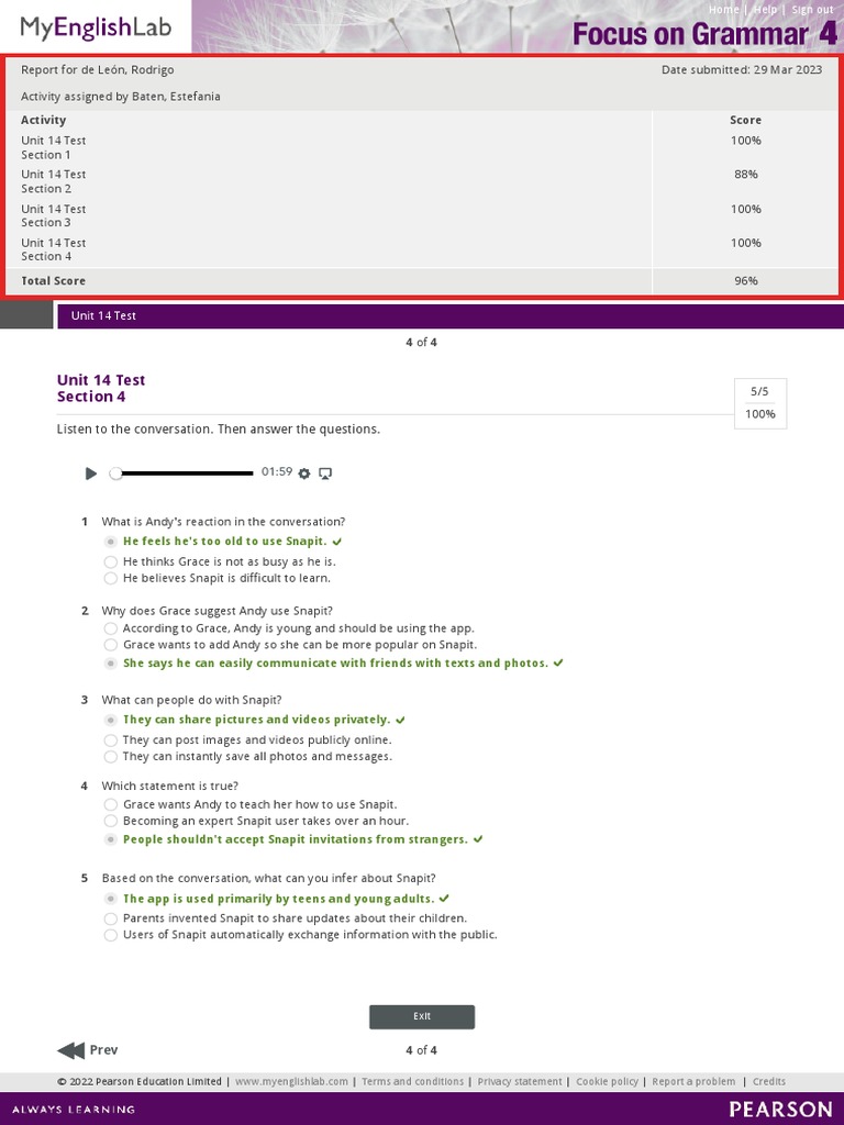 Unit 14 Test Section 4 | PDF | Internet Privacy | Internet