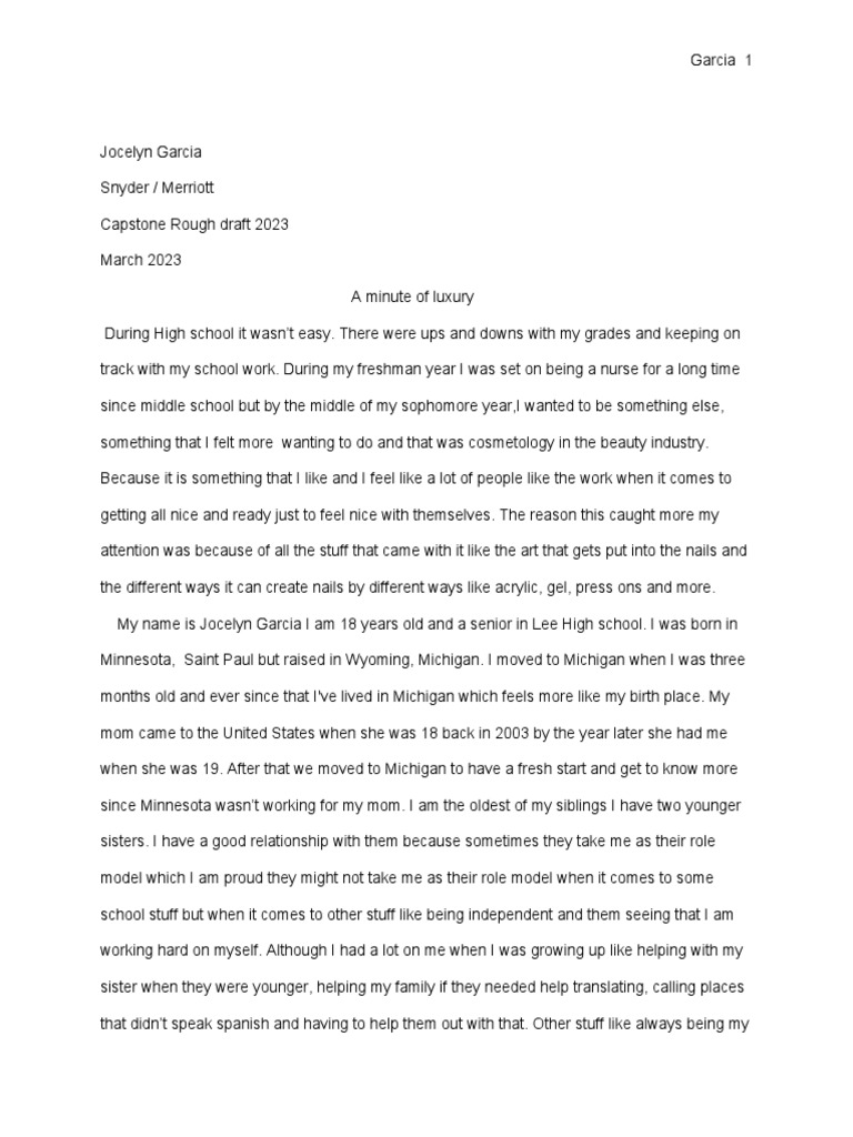 Capstone Rough Draft | PDF