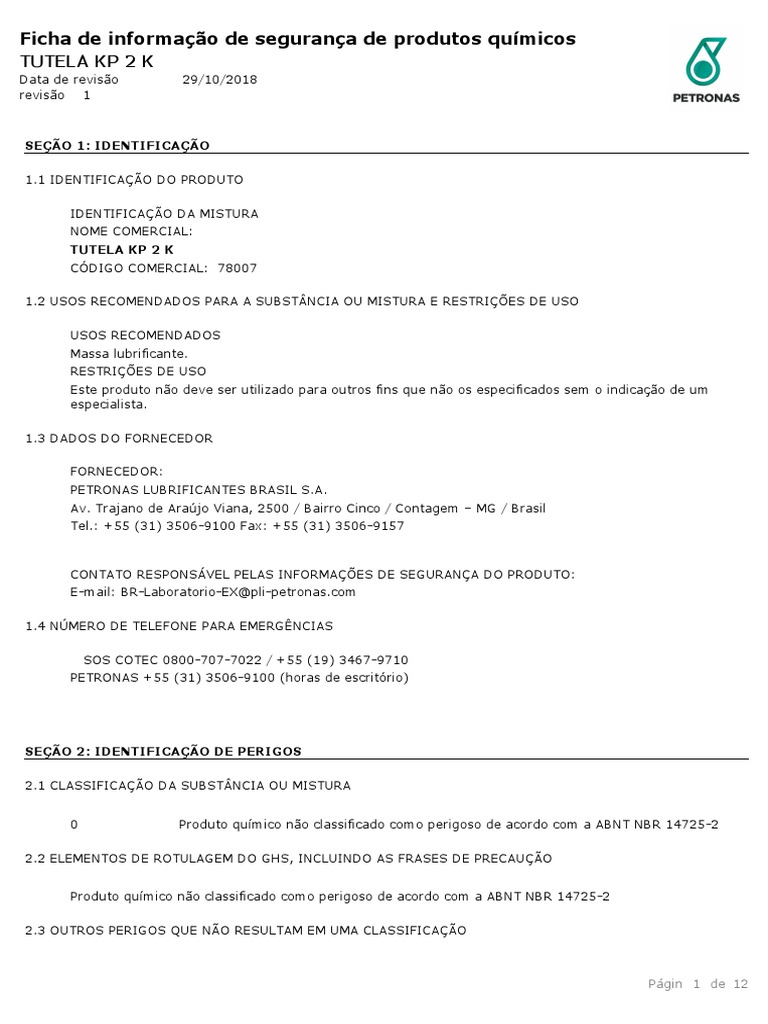 Fispq-Graxa Tutela KP 2K 29-10-2018 | PDF | Combustão | Química