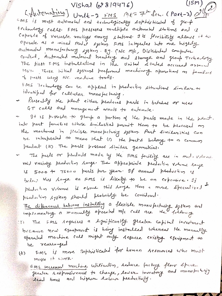 Unit -2 Part-2 FMS | PDF