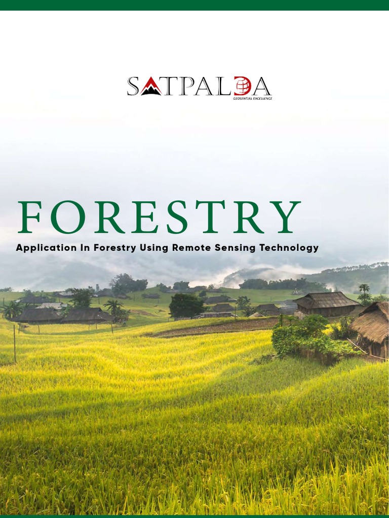 Forestry: Application in Forestry Using Remote Sensing Technology | PDF ...