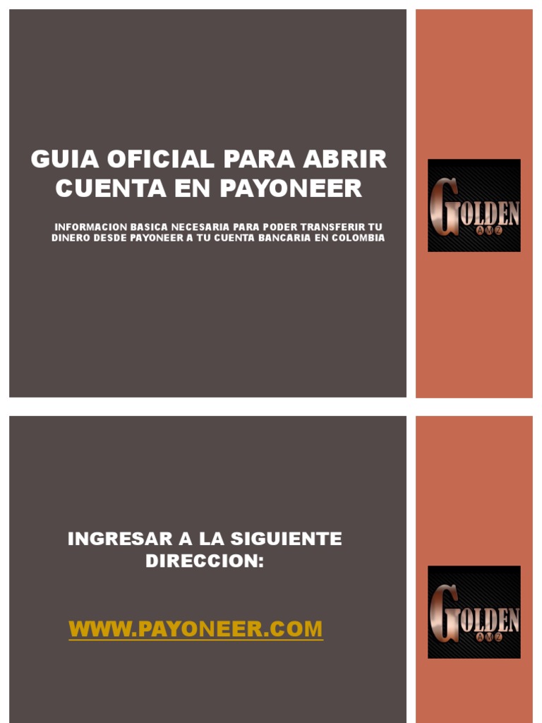 Guia Payoneer-Bancolombia | PDF | Transferencia bancaria | Informática