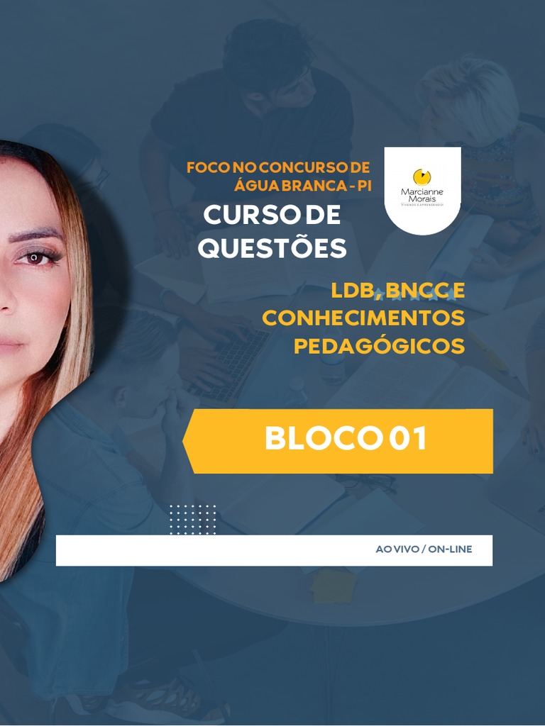 Curso de Questões: LDB, BNCC E Conhecimentos Pedagógicos | PDF | Aprendizado | Pedagogia