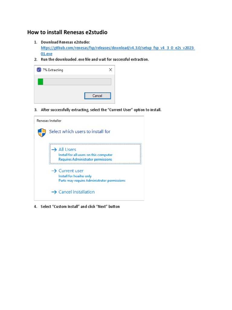 Guideline Install E2s | PDF