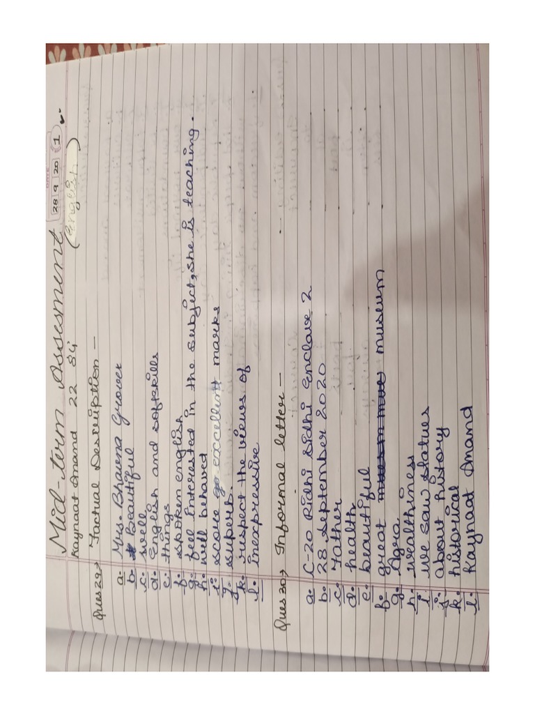 English Notes Class 11 | PDF