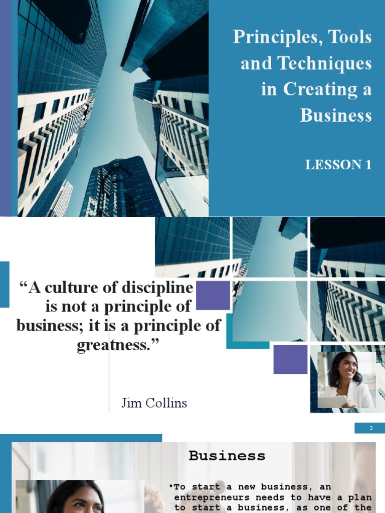 Principles Tools Techniques Creating Business | PDF | Entrepreneurship | Employment