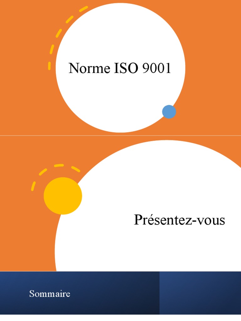 Support Présentation Formation ISO 9001 | PDF