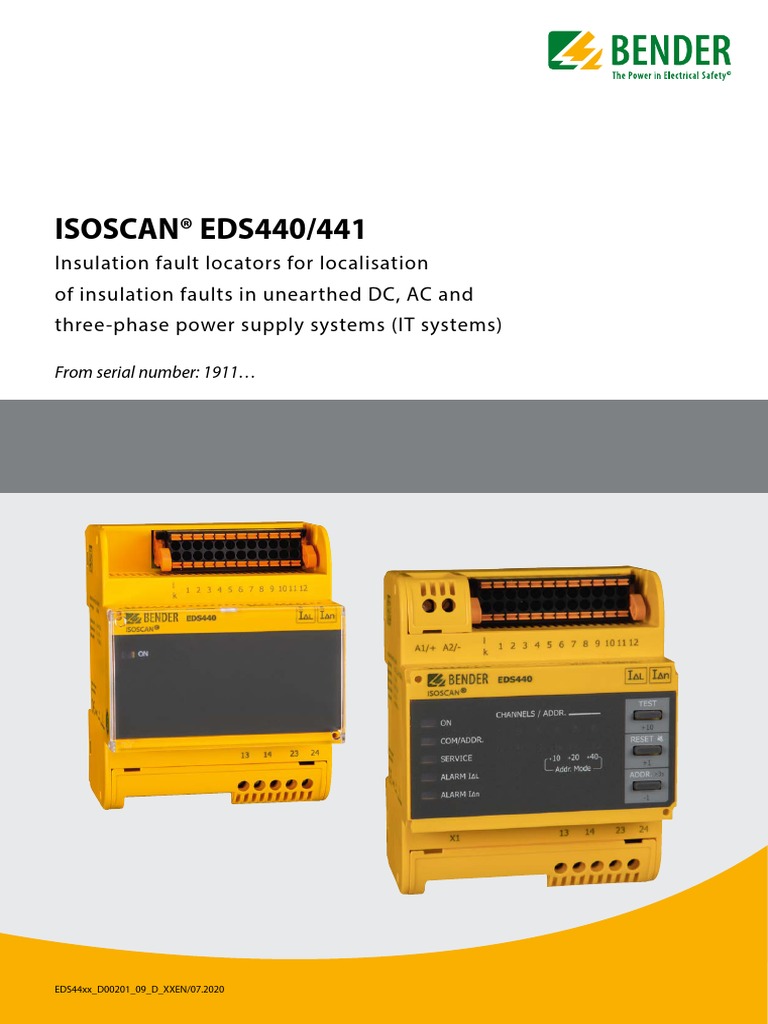 Eds44x D | PDF | Power Supply | Relay
