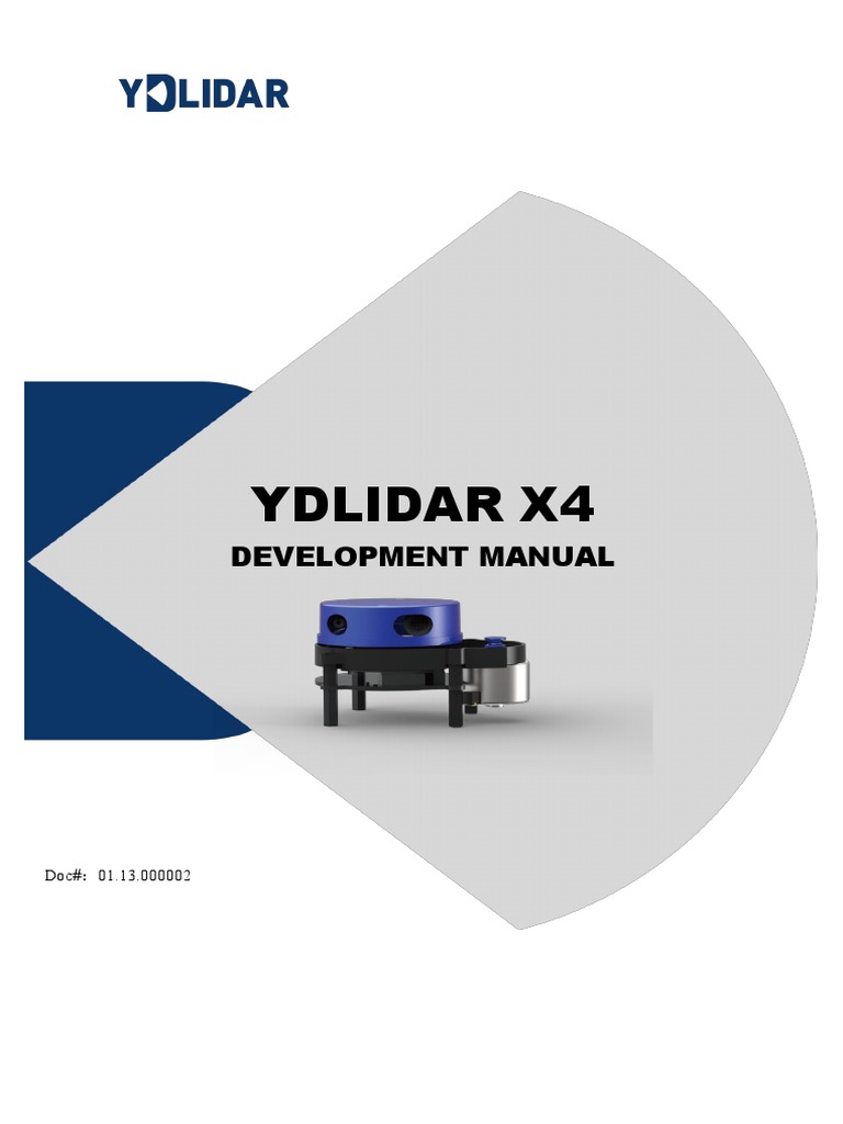Development Manual YDLIDAR X4 PDF | PDF | Computing | Computer Engineering