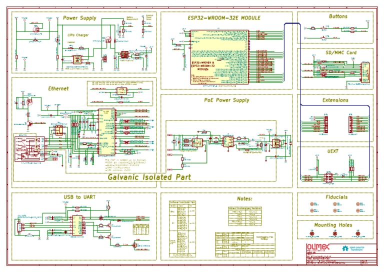 ESP32-PoE-ISO Rev K | PDF | Battery (Electricity)
