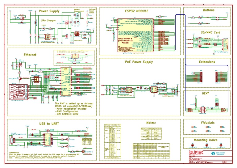 ESP32-PoE Rev K | PDF