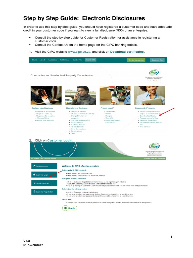 Step by Step Guide: Electronic Disclosures: Download Certificates | PDF ...