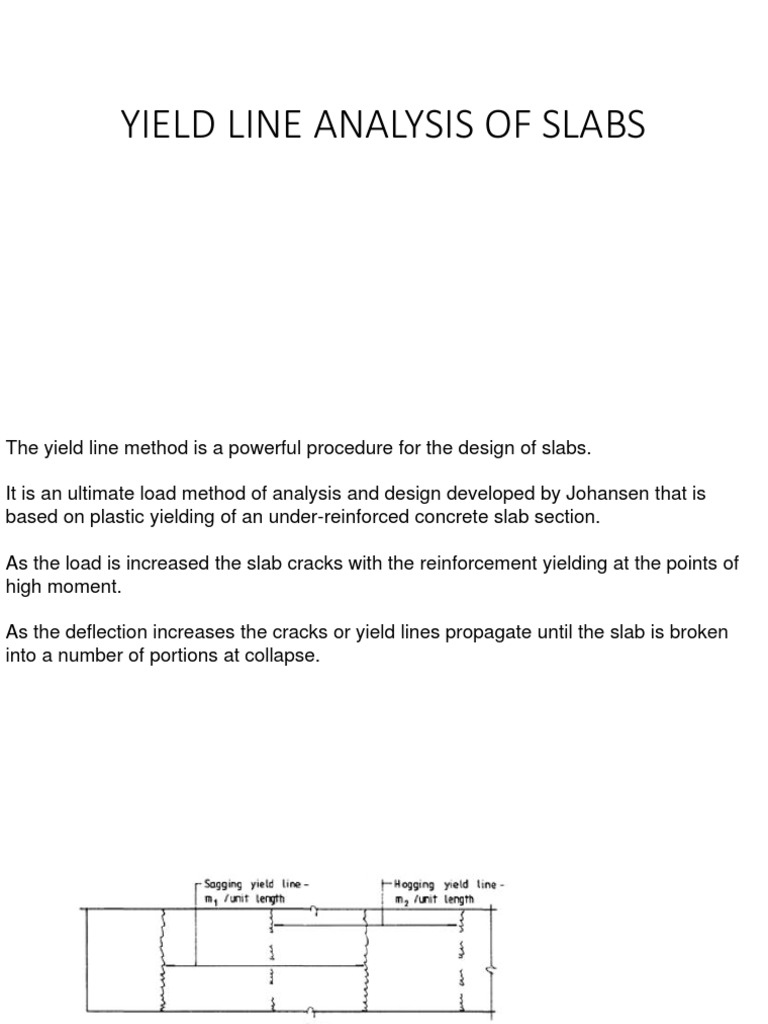 Yield Line Analysis Of Slabs Pdf Structural Engineering Applied And Interdisciplinary Physics