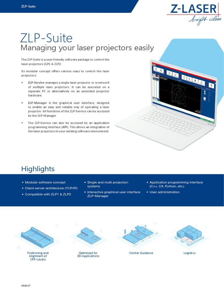 Z-LASER Datasheet ZLP-Suite | PDF | Computers