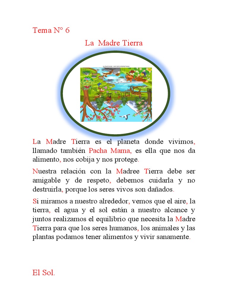 La Madre Tierra | PDF
