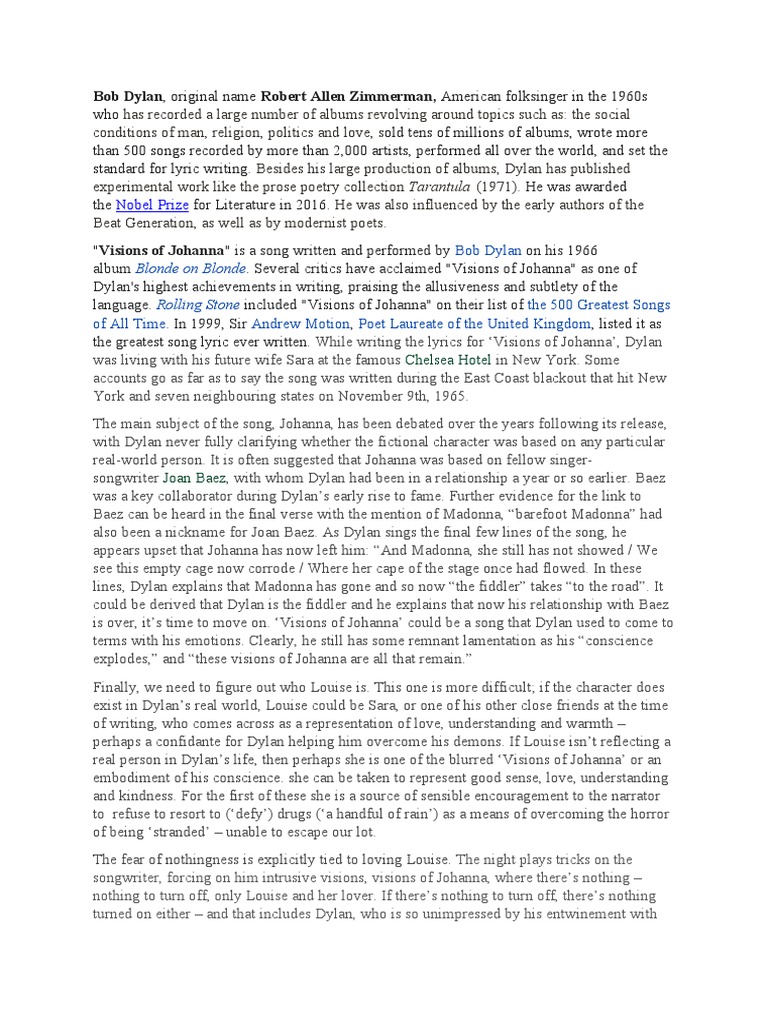 Boob | PDF | Bob Dylan