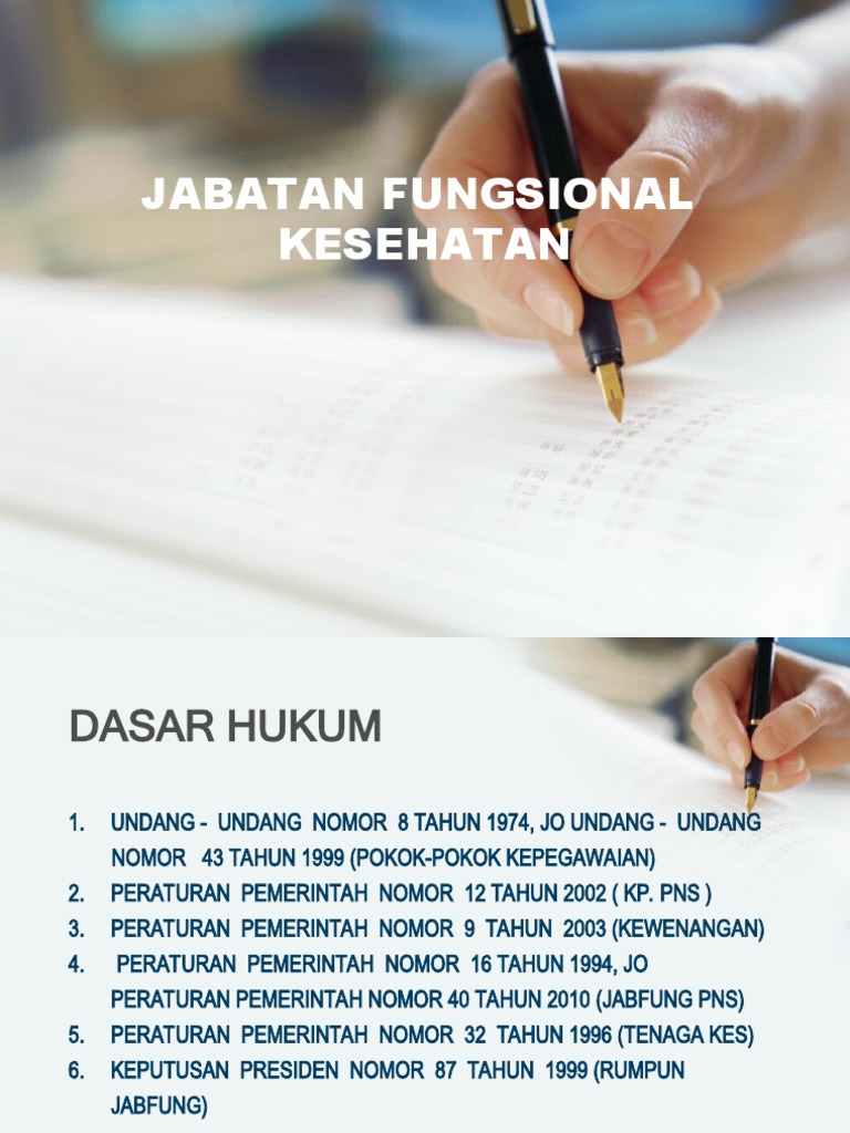 Jabatan Fungsional Kesehatan | PDF
