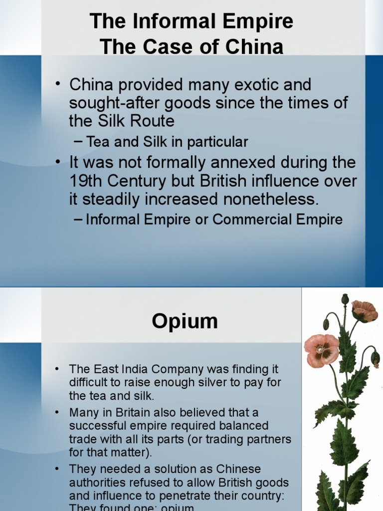 The Informal British Empire China | PDF | Qing Dynasty | British Empire
