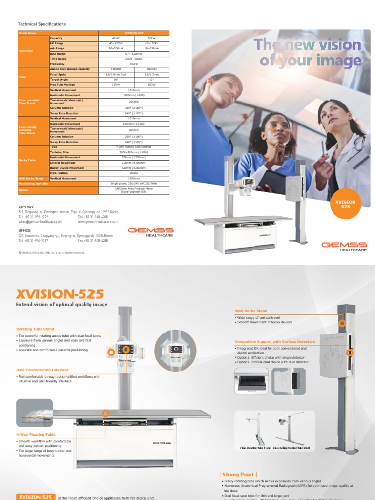 XVISION-525 Extends Optimal Image Quality Vision | PDF | Vacuum Tube | Electrical Engineering