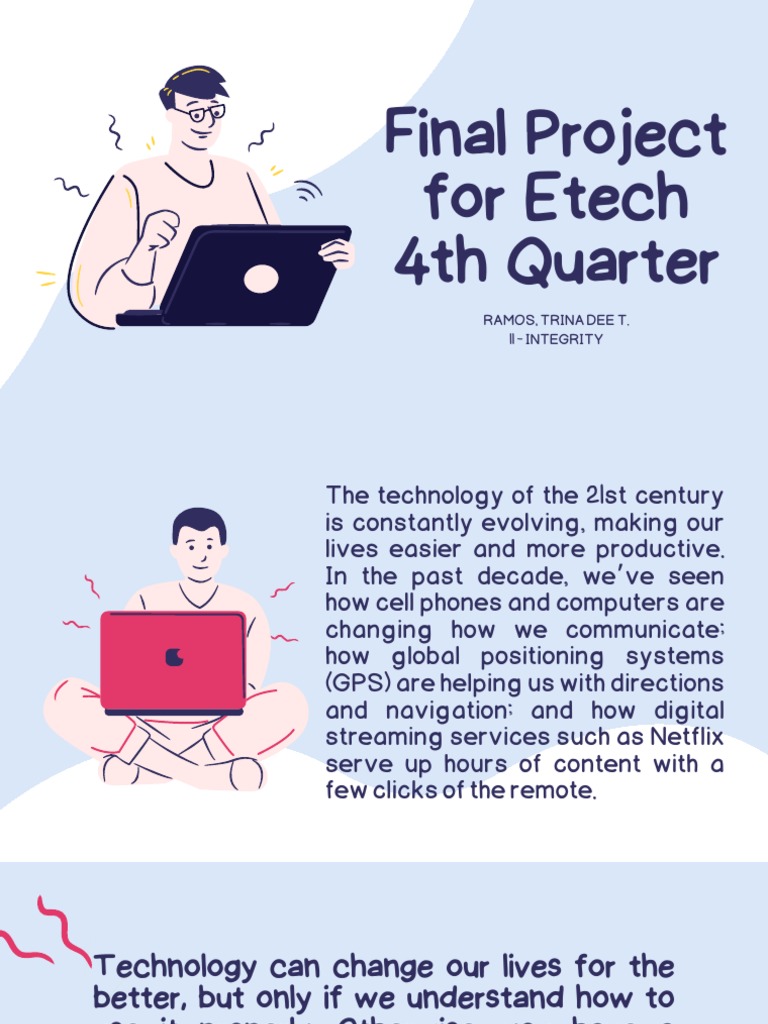 Final Project For Etech 4th Quarter | PDF | Information And Communications Technology | Internet