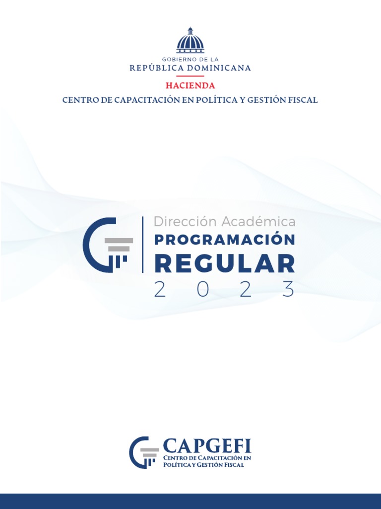 CAPGEFI Programacion 2023 | PDF | Educación más alta | Desarrollo profesional