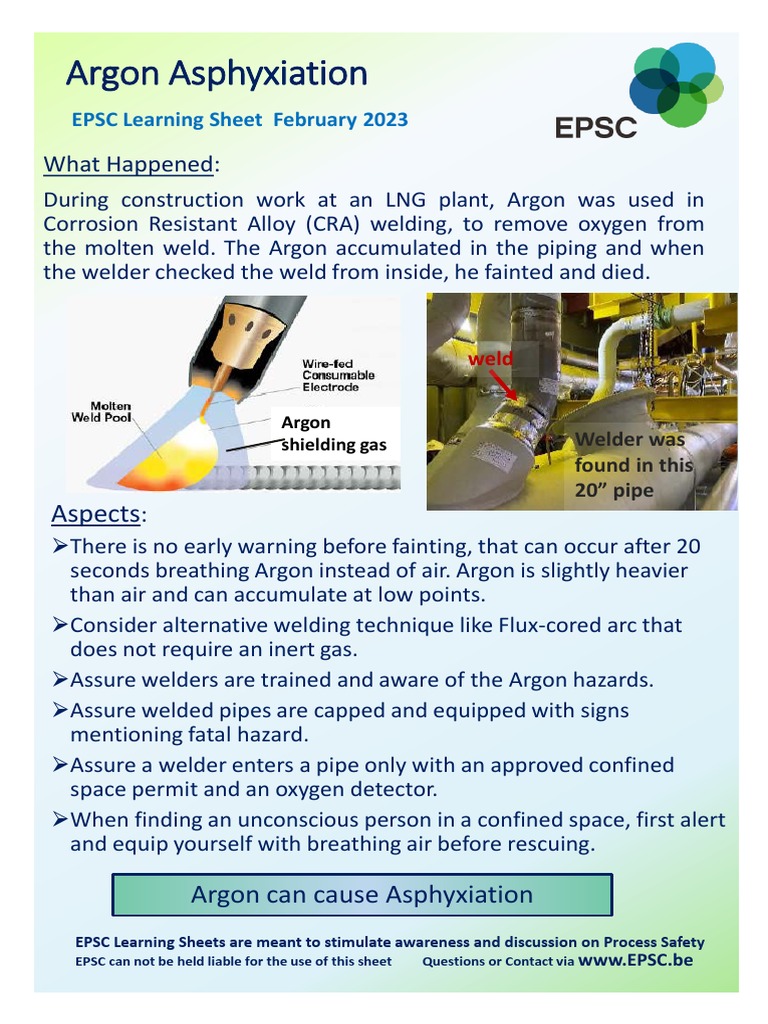 Argon Safety for Welders | PDF