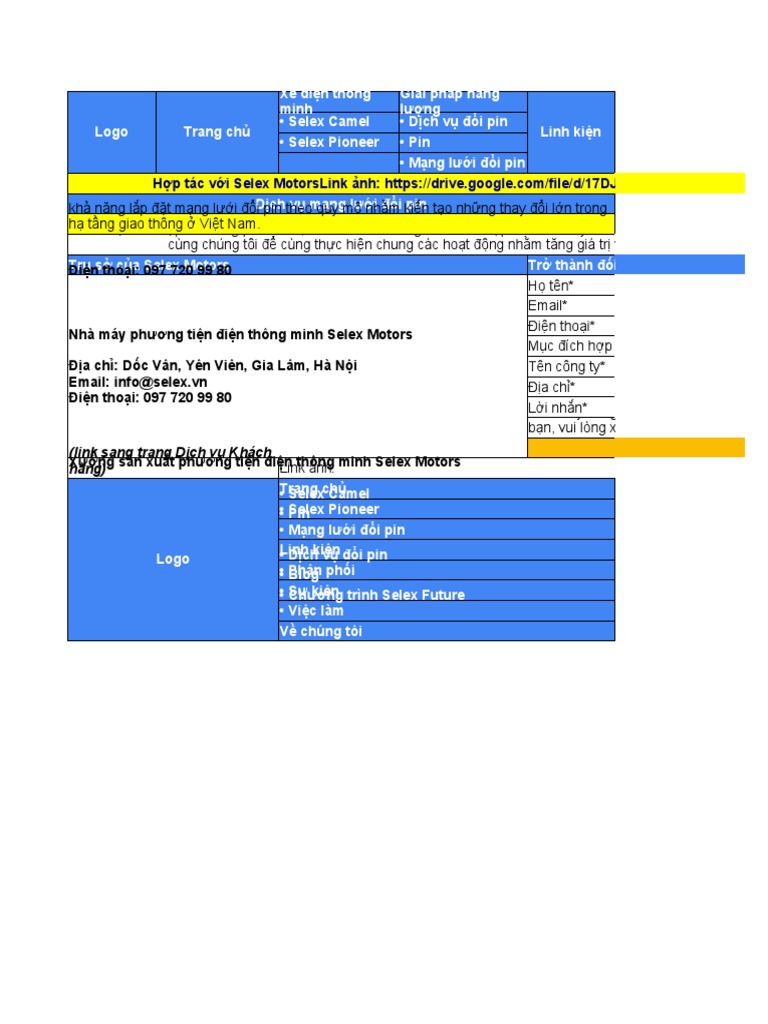 Điện thoại: 097 720 99 80: (link sang trang Dịch vụ Khách hàng) | PDF