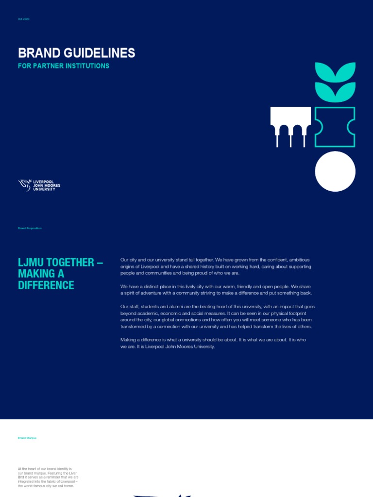 LJMU Brand Guidelines Overview | PDF | Helvetica | Brand